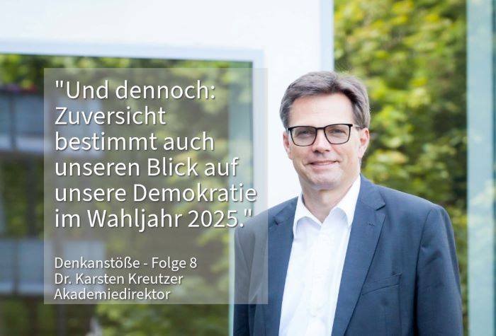 2025 – Zuversicht. Für die Demokratie!